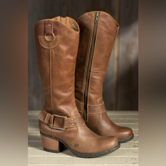 Born | Shoes | Womens Born Loreza Tall Leather Boots Size 7 2 | Poshmark